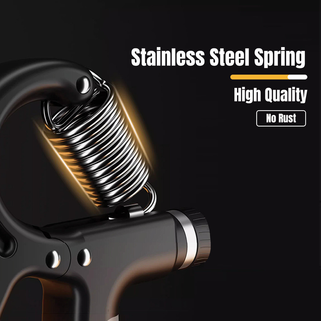 Fully Upgraded Adjustable Heavy Hand Gripper 10-100kg/Digital Counter ...