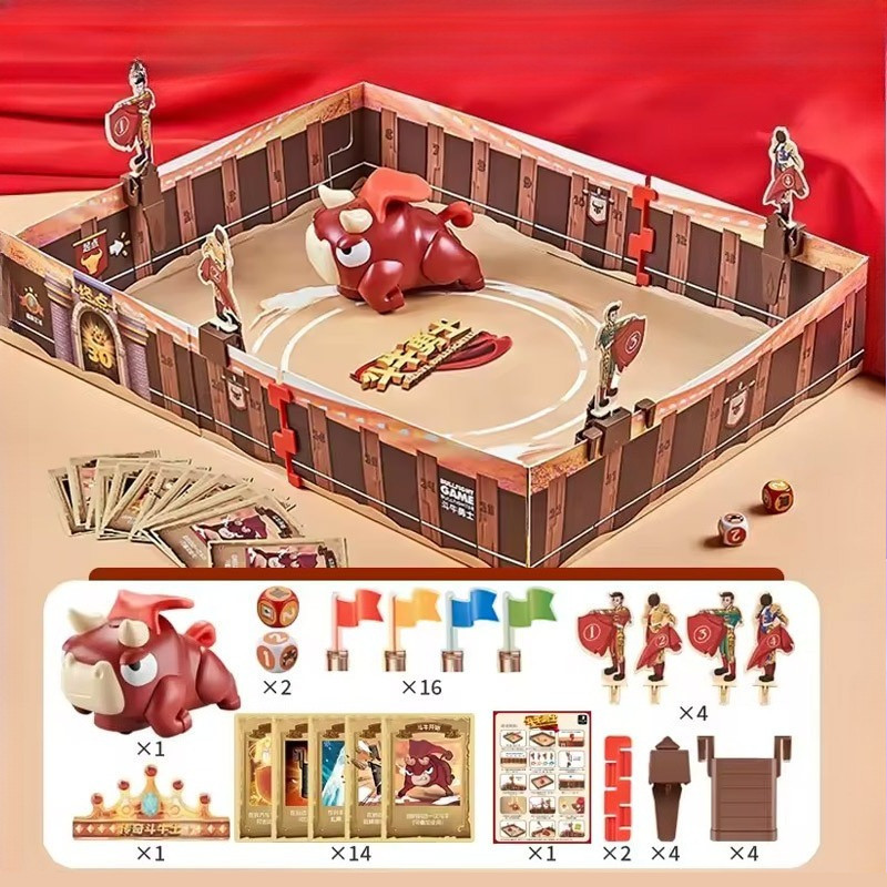 Kids Bullfighting Warrior Board Games Toys with Music Kids Interactive ...