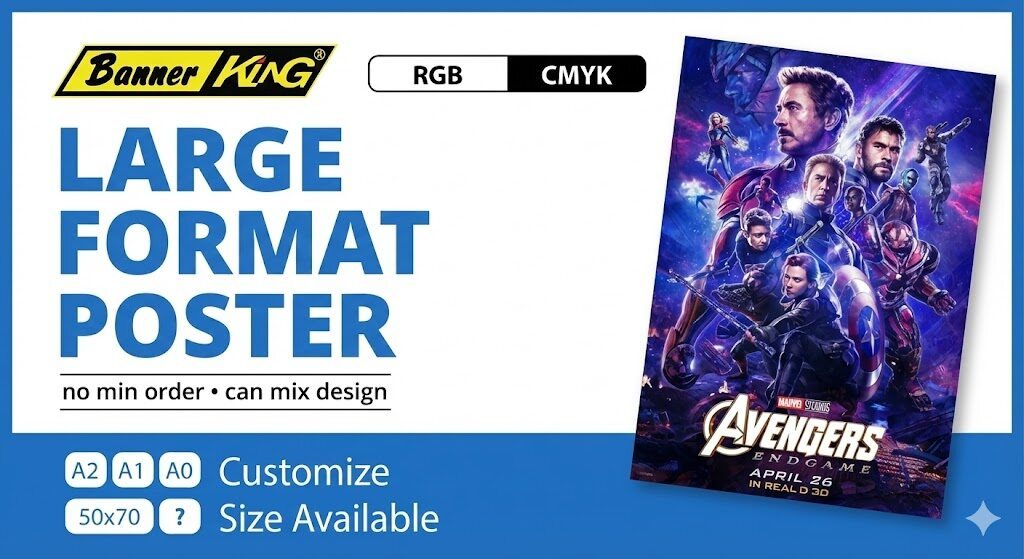 Bannerking-Customize Poster / Large Format Poster / Big Poster / Custom ...