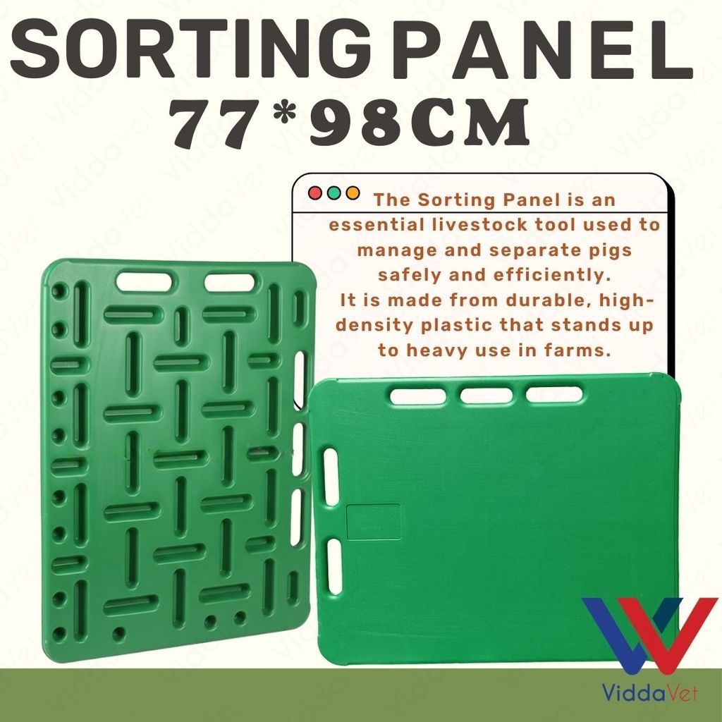 Lightweight Green Sorting Panel for Hograisers Moving Pigs Safely ...