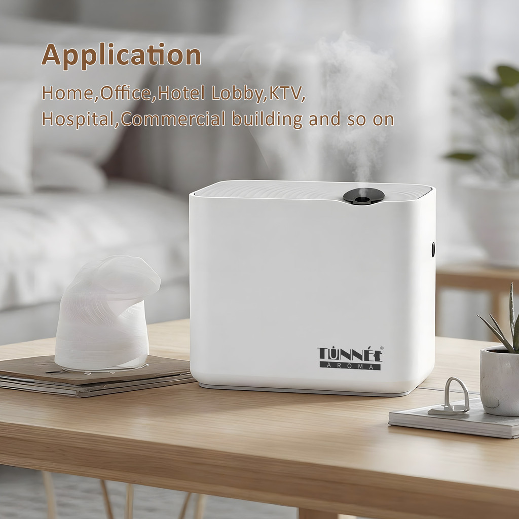 AROMA TUNNEL Waterless Essential Oil Diffuser Smart WiFi Aromatherapy ...