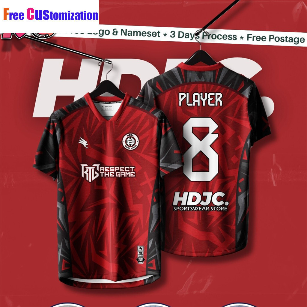 【Available】2026 New Design Baju Futsal Football Jersey Custom Name Baju ...