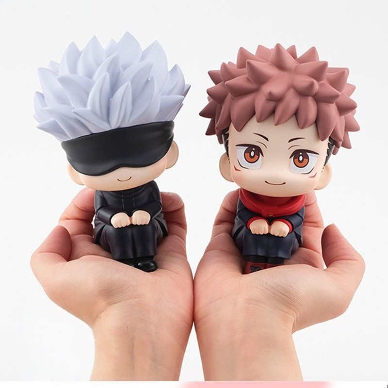1Pcs Mini Anime Yuji Gojo Nobara Megumi Figures Doll PVC Action Figure ...