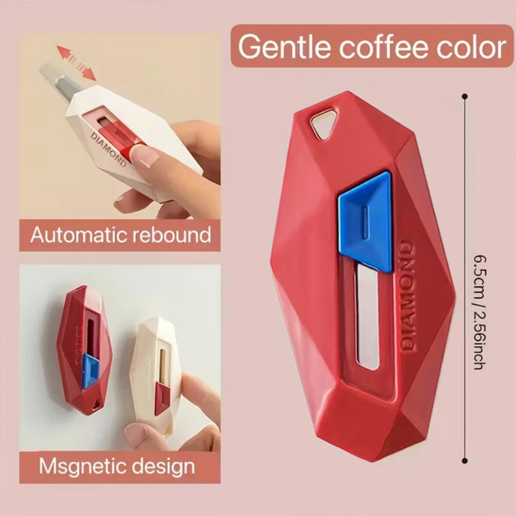 Mini Magnetic Box Cutter Express Knife Portable Multifunctional Teflon ...