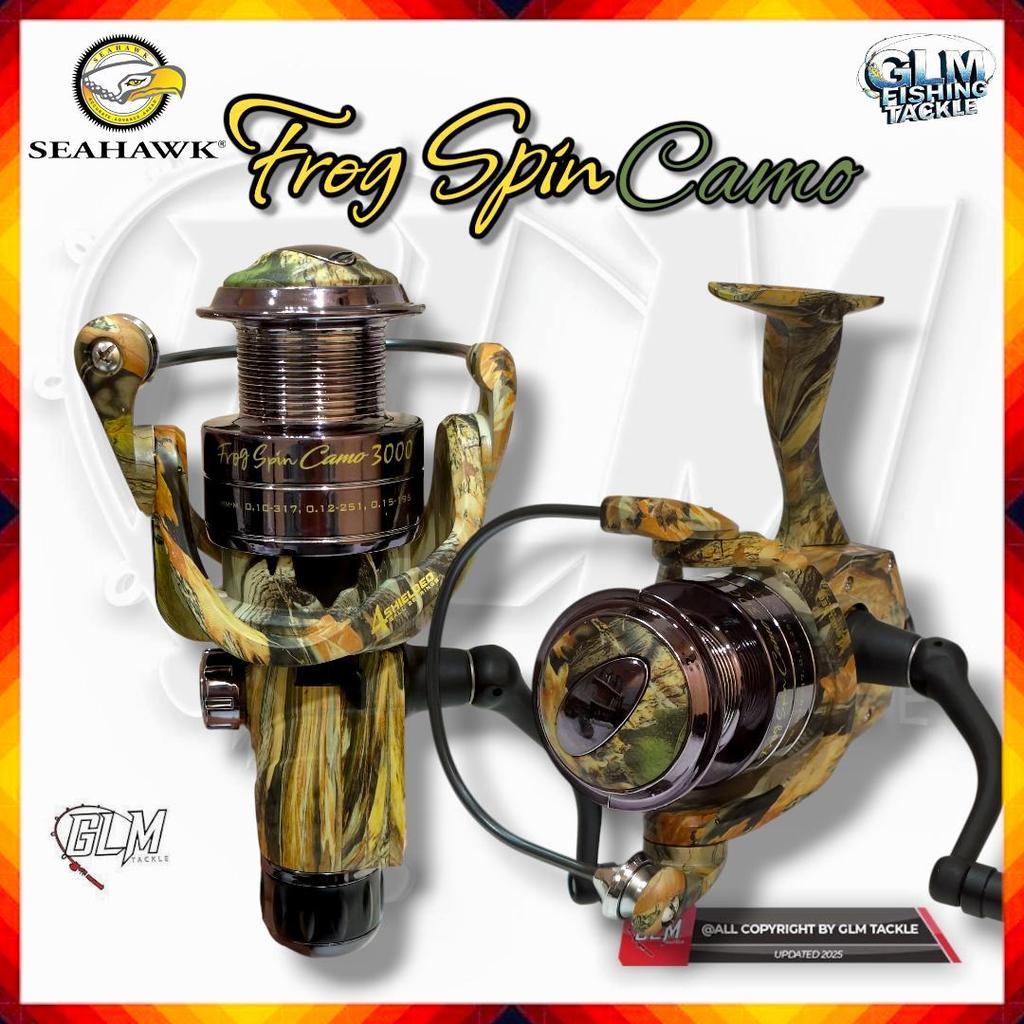 SEAHAWK FROG SPIN CAMO SPINNING FISHING REEL | Shopee Malaysia