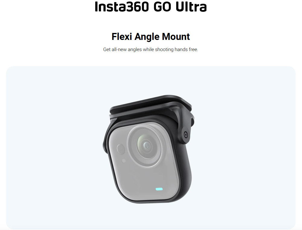 Insta360 GO Ultra Flexi Angle Mount | Shopee Malaysia