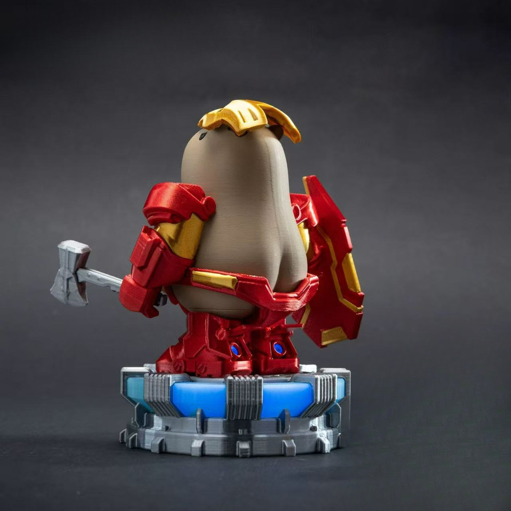 [Authentic] Patung Capybara Iron Man Magnetik Mainan Pelega Tekanan 3D ...
