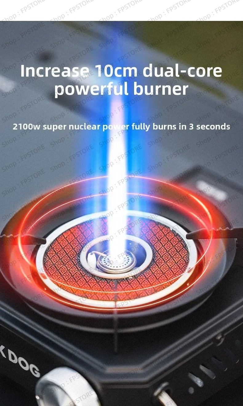 BLACKDOG Camping Stove Portable IGT Infrared Energy Saving Split Type ...