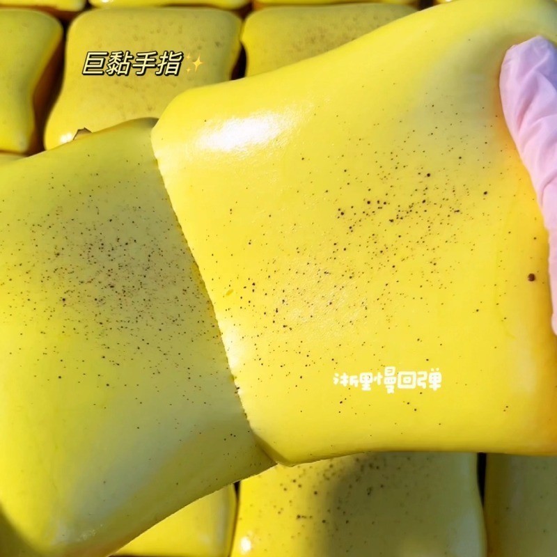 Squishy Toast Bread Fidget Toy Crunchy Squeeze Toys Square Blocks ...