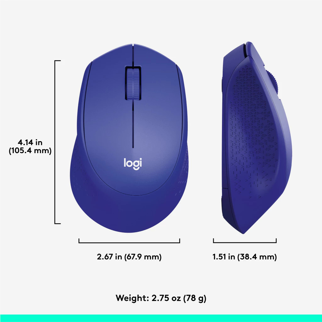 Logitech M331 Wireless mouse notebook desktop computer office gaming ...