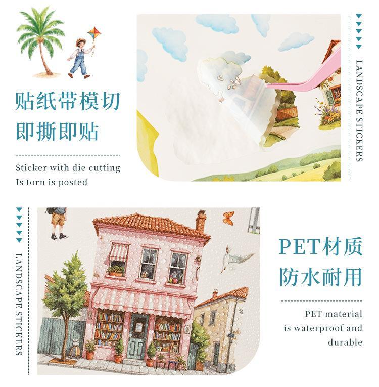 [MINIATURE STICKER] 3D GENTLE SOUTH BANK SERIES STICKER DIY JOURNAL ...