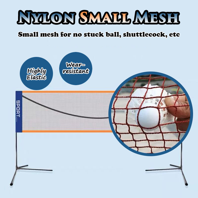 Sancy 3.1m/4.1m/6.1m Portable Adjustable Net with Bracket Badminton ...