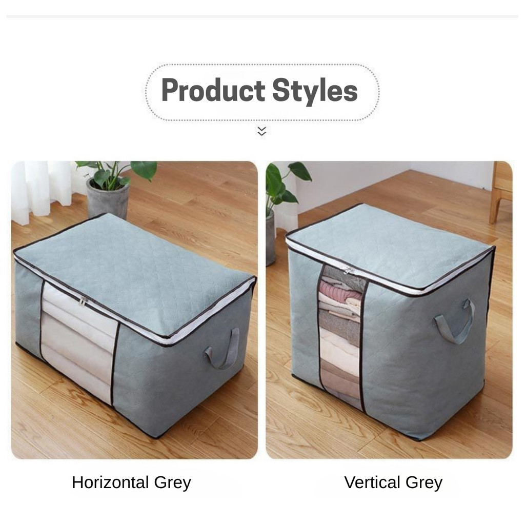 Beg Simpanan Baju Selimut Toto Lipat Foldable Clothes Storage Bag Non ...