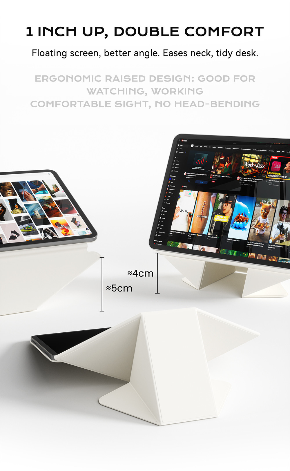 KENKE iPad Case Magnetic Cover Tablet Case Anti-bending light and thin ...