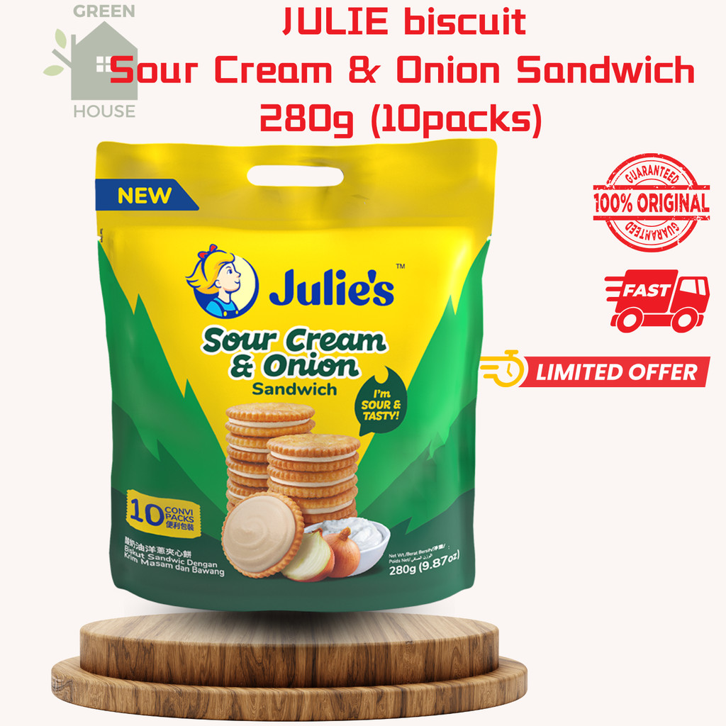 Julie's Oat Cookies Julie's Crackers Julie's Biscuits Sour Cream ...