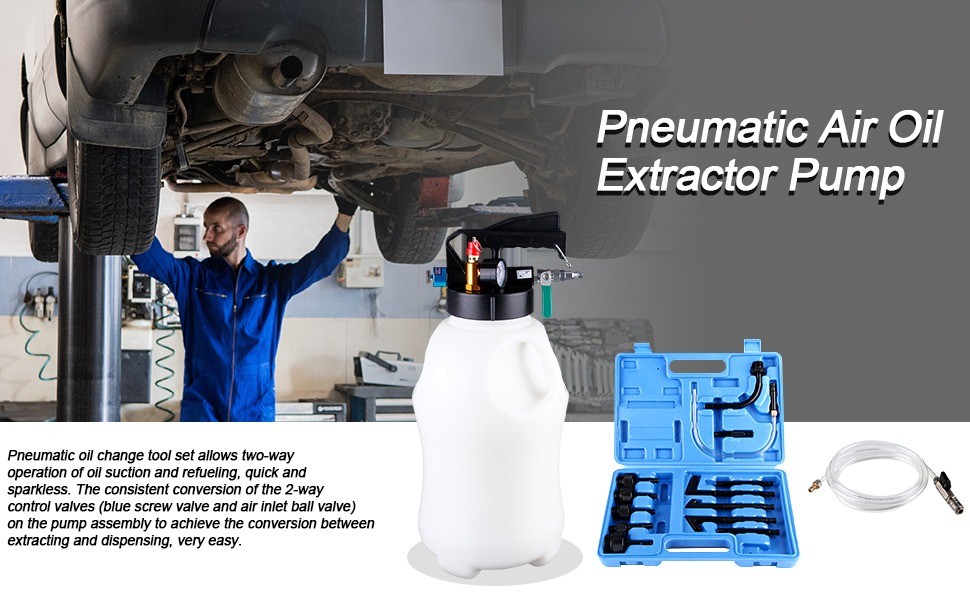 ATF 10L Automatic Transmission Fluid Pneumatic Fill Pump Car Suction ...