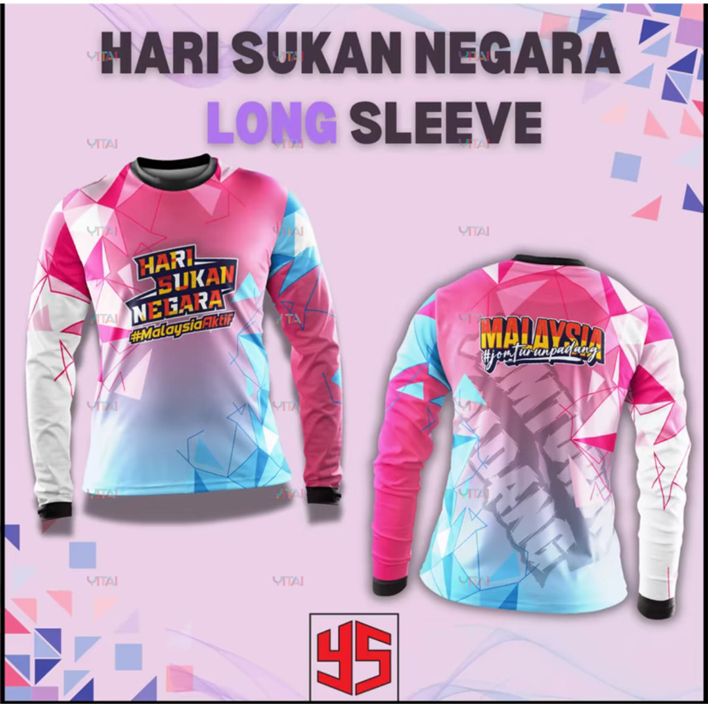 NEW! BAJU SUBLIMATION HARI SUKAN NEGARA 2025 -HSN-F2025 | Shopee Malaysia