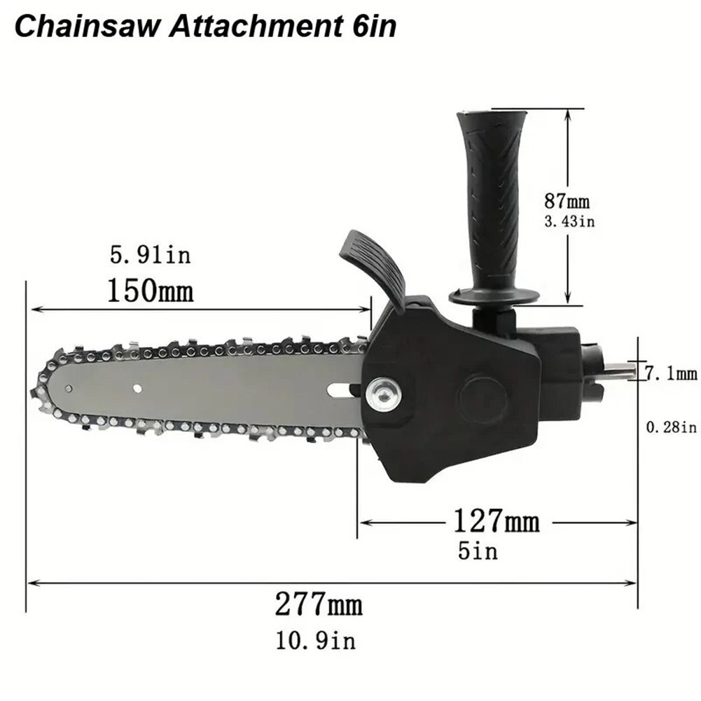 [FAIRLAND] Chainsaw Adapter Electric Drill Conversion Head Chainsaw ...