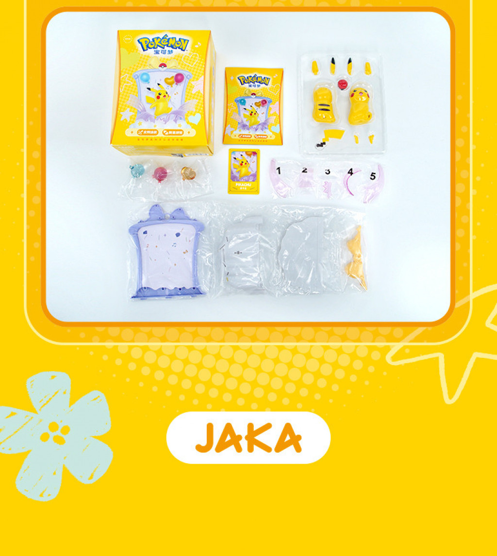 Perhimpunan Pokémon Rasmi Bingkai Foto Pesta Gembira Gengar Figurine ...