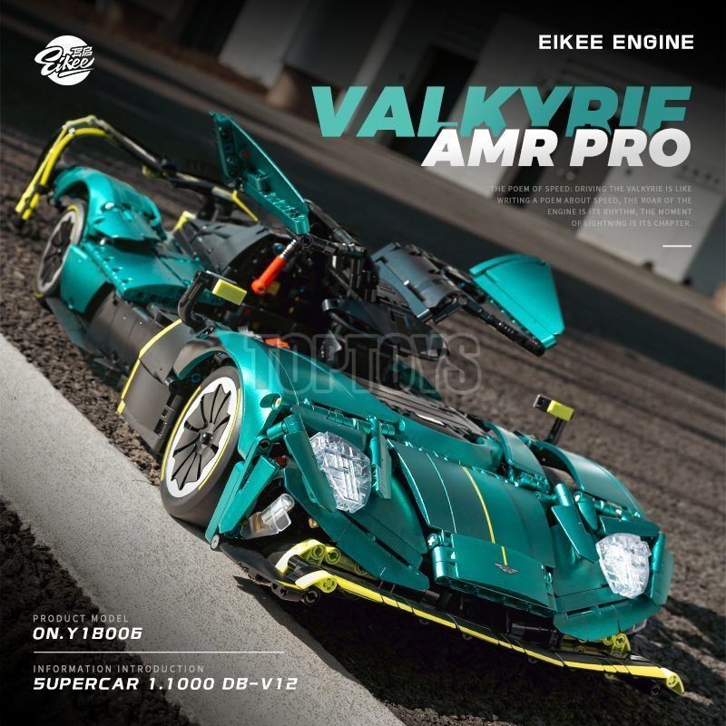 Eikee Master Aston Martin Valkyrif AMR Pro Y18006 (3868 pcs) 1:8 Super ...