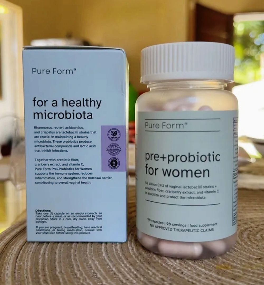 LEGIT STCOK Pure Form Pre+Probiotic for Women Feminine Lactobacilli ...