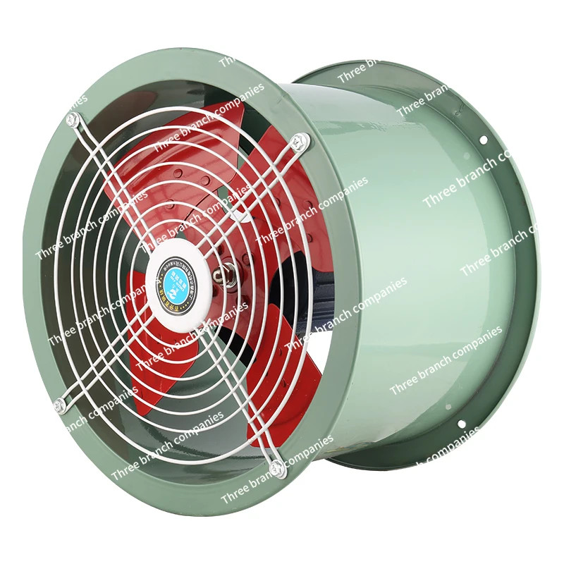 Axial Flow Fan 220V Post Type Duct Blower Kitchen Exhaust High Power ...