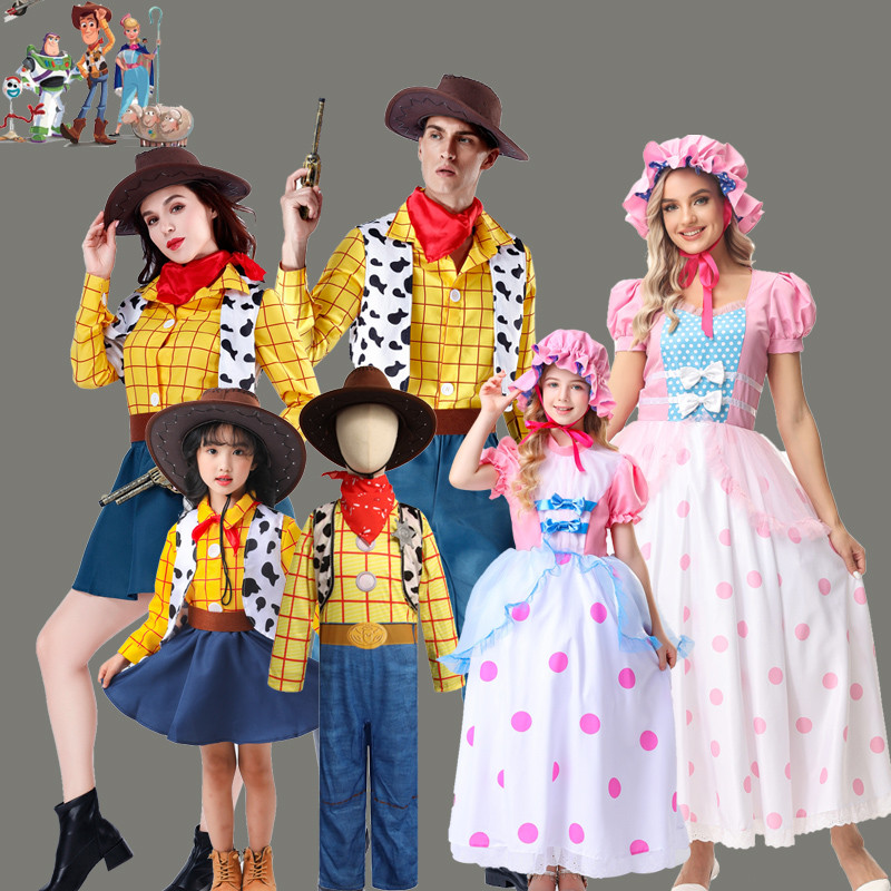 Woody Clothes Cosplay Disney Toy Story Western Cowboys Party Halloween ...
