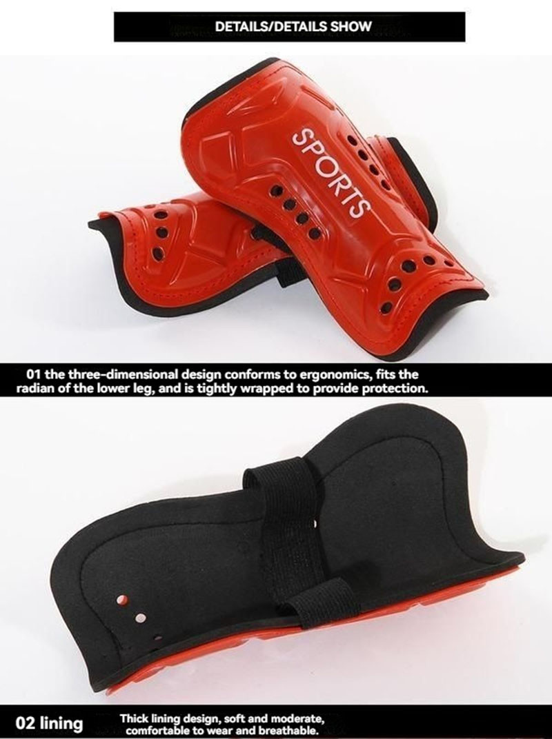 Sports Leg Protector Kids Football Shin Pads Adult Knee Support Soccer ...