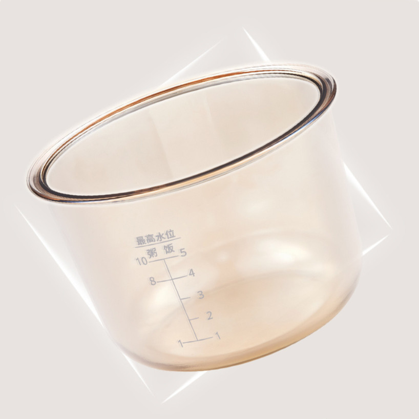 3L Visual Glass Gallbladder Rice Cooker Non-stick Multi-functional ...