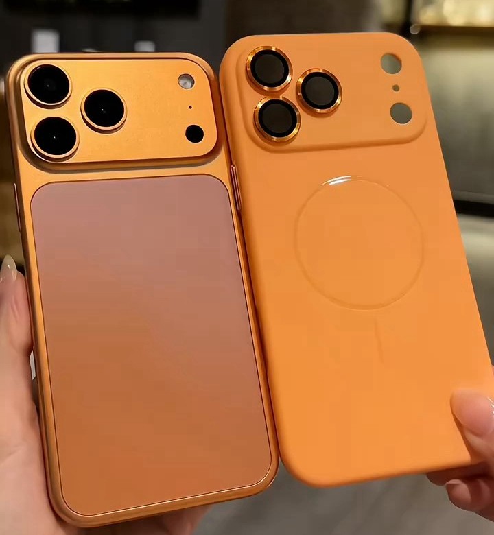 All inclusive AI camera button orange soft case for iphone 17 16 15 14 13 12 pro max case ...