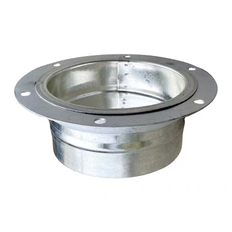 Range Hood Smoke Pipe Internal Galvanized Ventilation Pipe Flange Joint ...