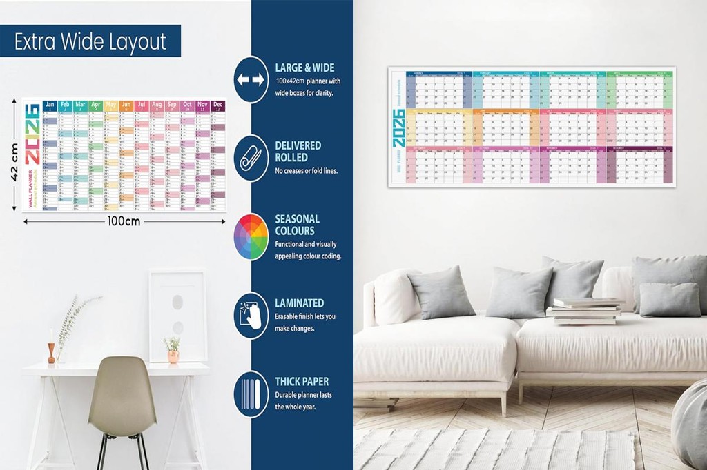 XPS Wall Sticker Calendar Large-format Wall Calendar 2026 Calendar ...