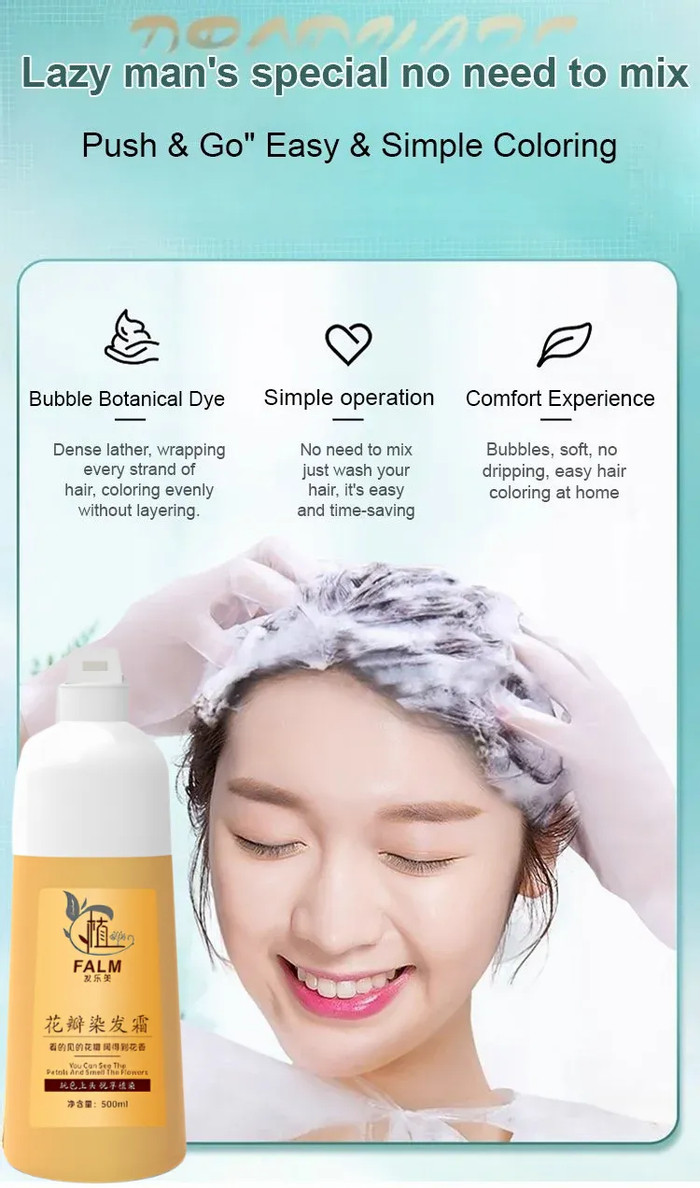 🔥24-Hour Delivery🔥Gentle Formula Petal Hair Dye | Plant-based Hair Dye ...