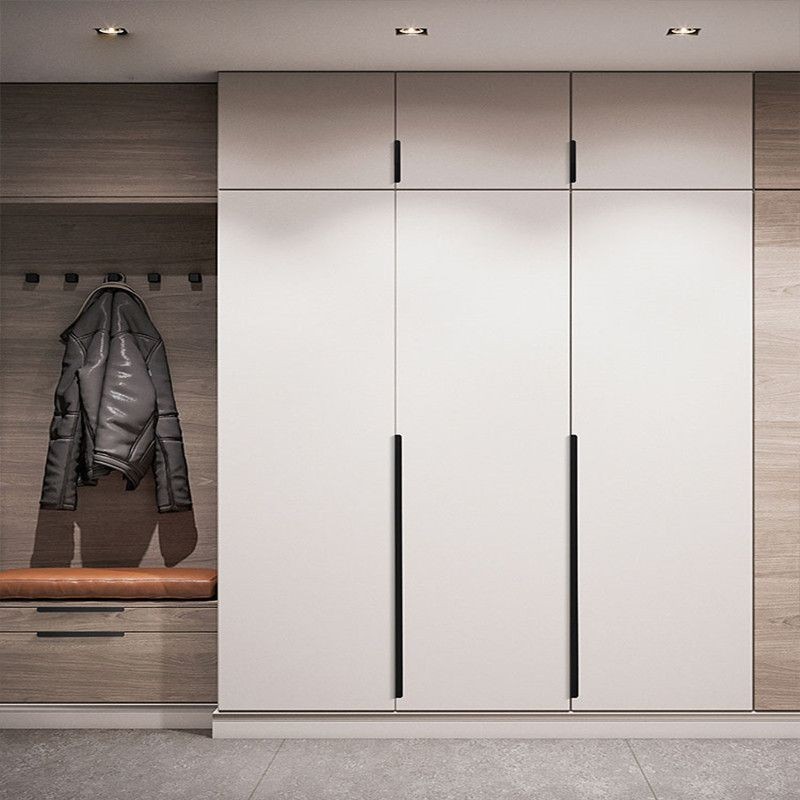 Invisible Pull Handle Black Ultra-Simple Wardrobe Door Handle Grey ...