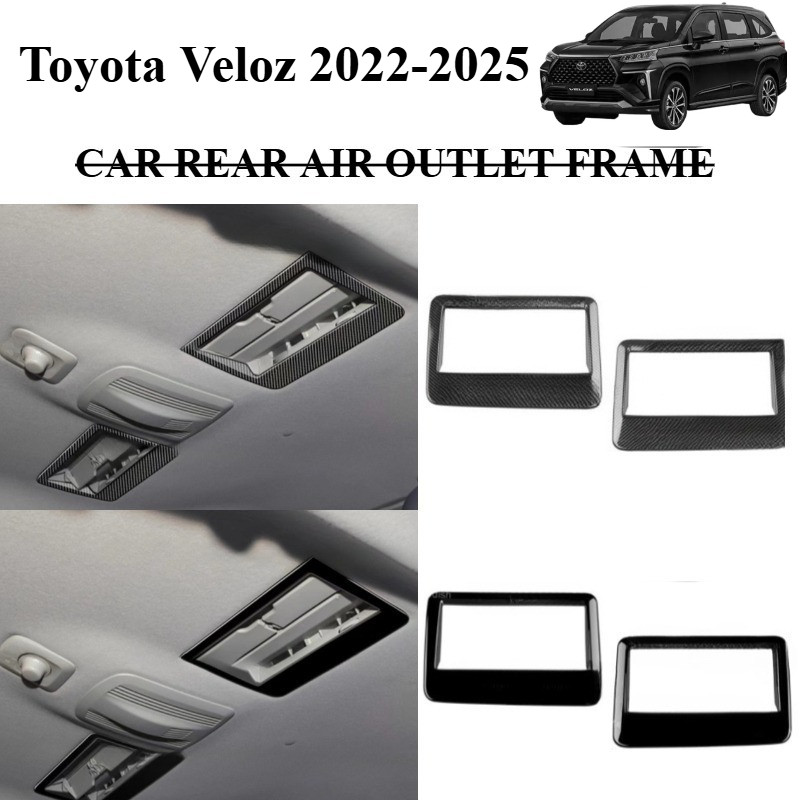 Toyota Veloz 2022-2025 CAR REAR AIR OUTLET FRAME COVER ACCESSORIES ...