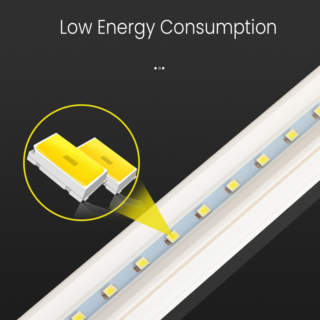 LED Fluorescent T8 4Ft 2Ft Light Lampu Kalimantang Panjang Casing Wall ...