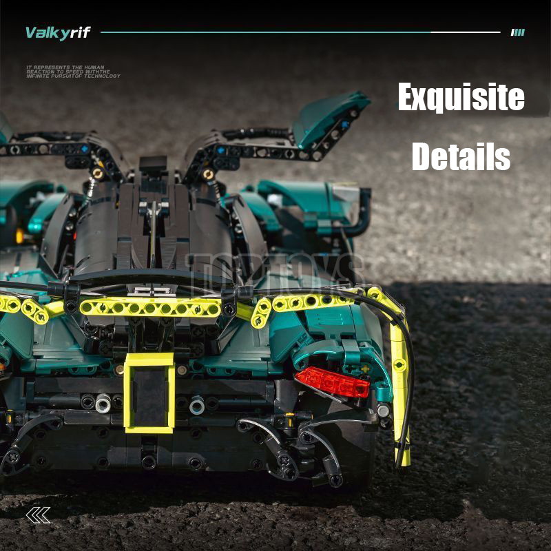 Eikee Master Aston Martin Valkyrif AMR Pro Y18006 (3868 pcs) 1:8 Super ...