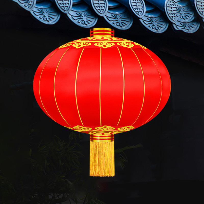 Traditional Chinese Style Lantern Large Red Tassel Lanterns Spring ...
