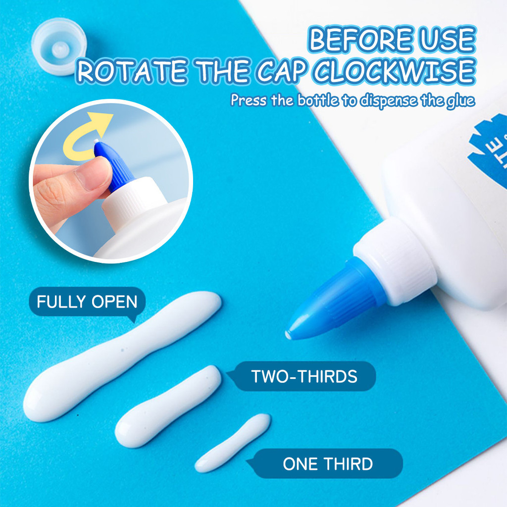 【GUM KAYU】120/250ml white Glue DIY Craft Purpose Gum Latex White Glue ...