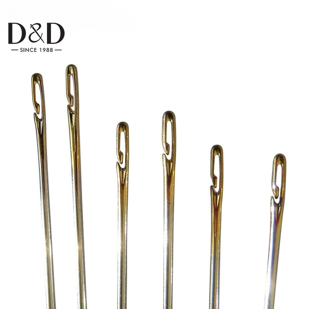 1Set Side Entry Non Perforated Gold Tail Hanging Needle and 25 Plastic ...