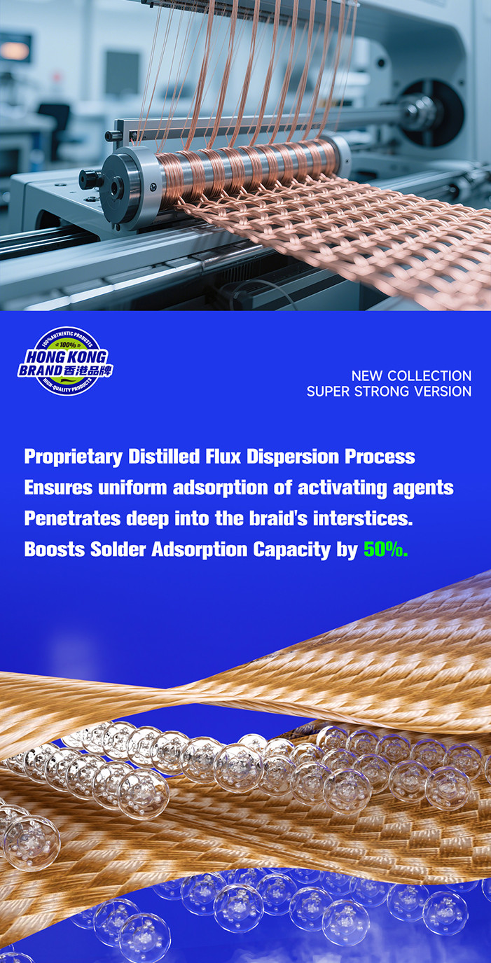 MECHANIC Dr.X Pro Precision Desoldering Wick PCB Tin Cleaning Wire for Mobile Phone Motherboard ...