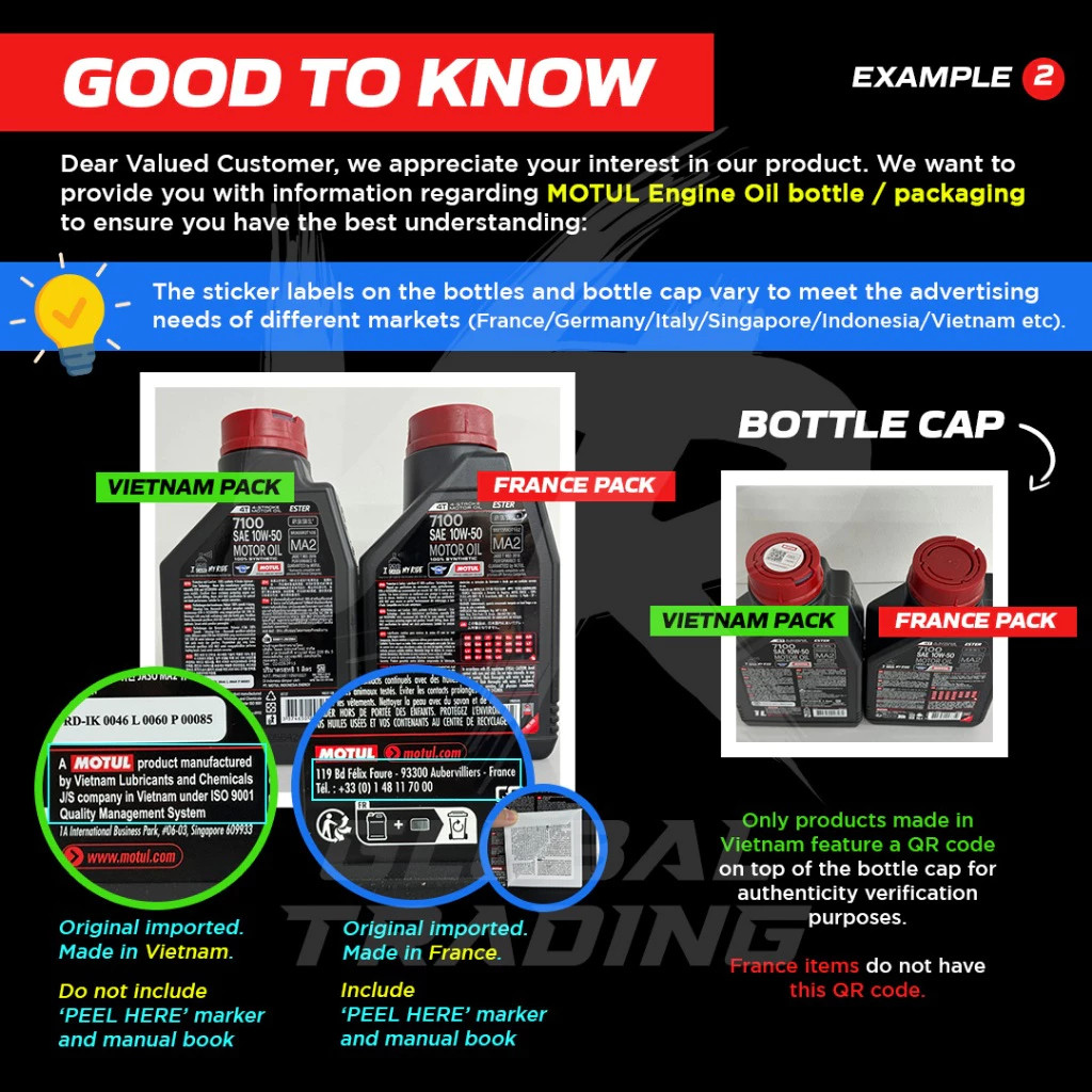 MOTUL Fully Synthetic 7100 10W50 4T Ester Engine Oil/ Minyak Hitam ...