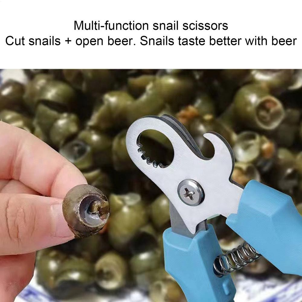 Snail Scissors Non-slip Stainless Steel Professional Snail Cutter ...