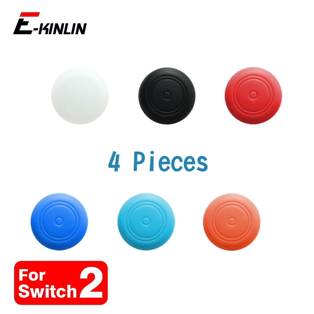 4 PCS Protective Joystick Grips Cap Silicone Game Joystick Thumbstick ...
