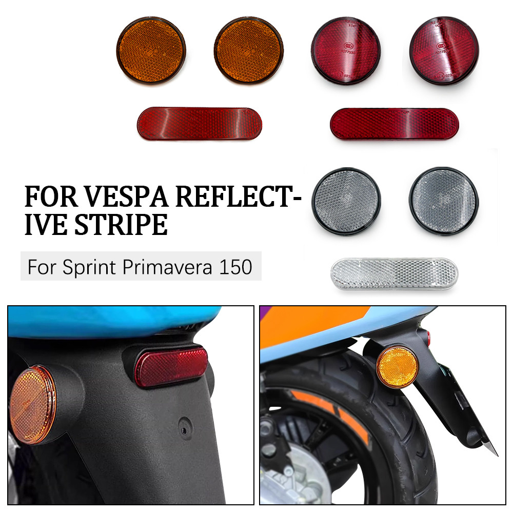 Motorcycle Adhesive Reflector Rear License Plate Holder Reflective ...