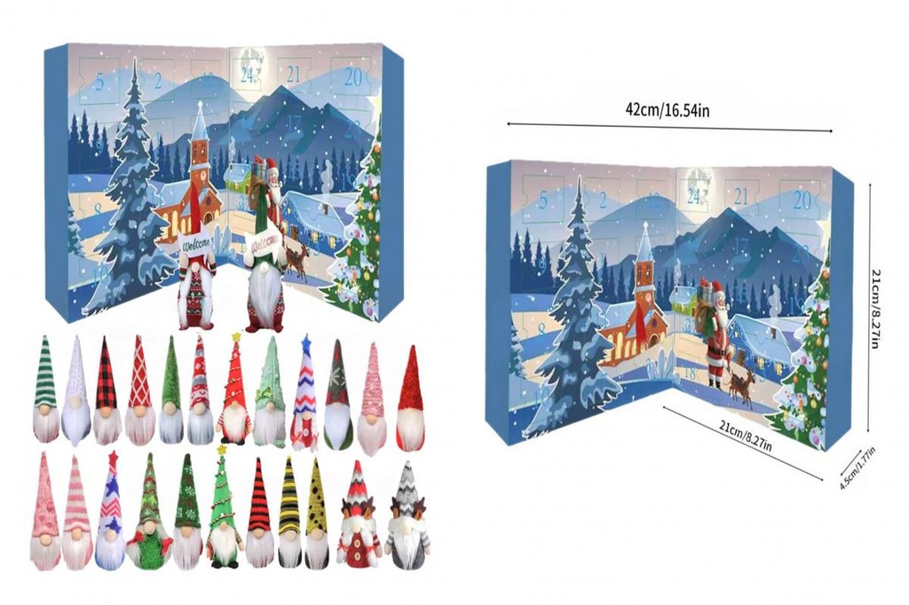 COCO Christmas Countdown Calendar Festive Dwarf Decoration 2025 ...