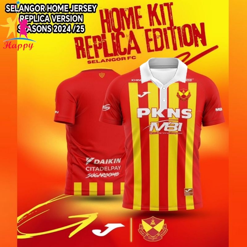 JERSEY JOMA SELANGOR 2024/25 HOME KIT SELANGOR FC 2024 (PLAYER ISSUES ...