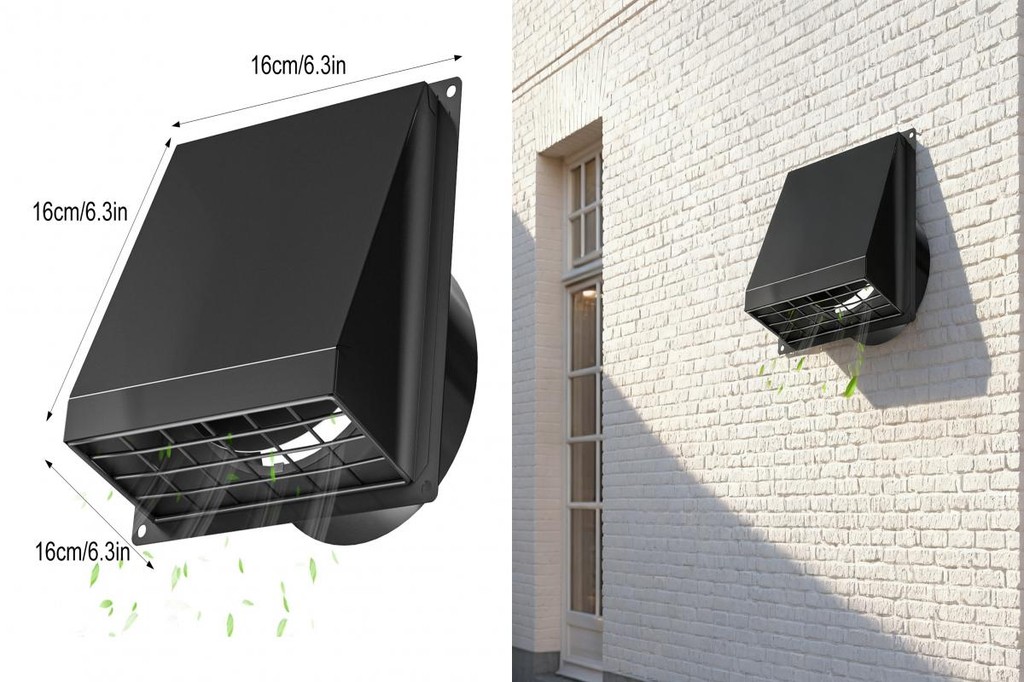 {xiapimart} Dryer Vent Cover Grid for Fluff Removal in Dryer Vent ...