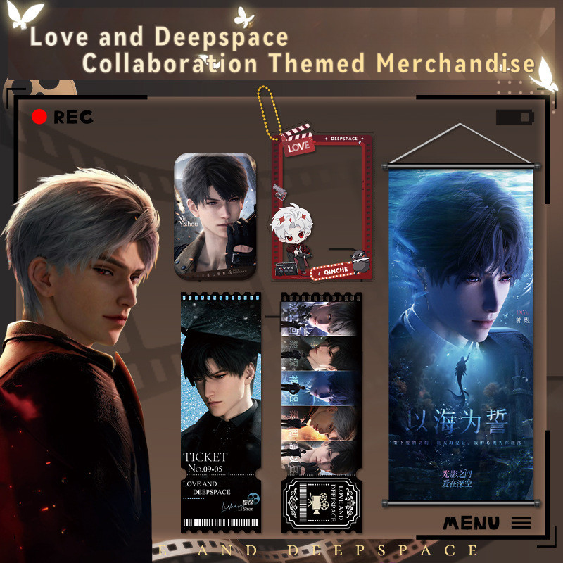 Love and Deepspace x Wanda Collaboration Merch Set Wall Scroll ...