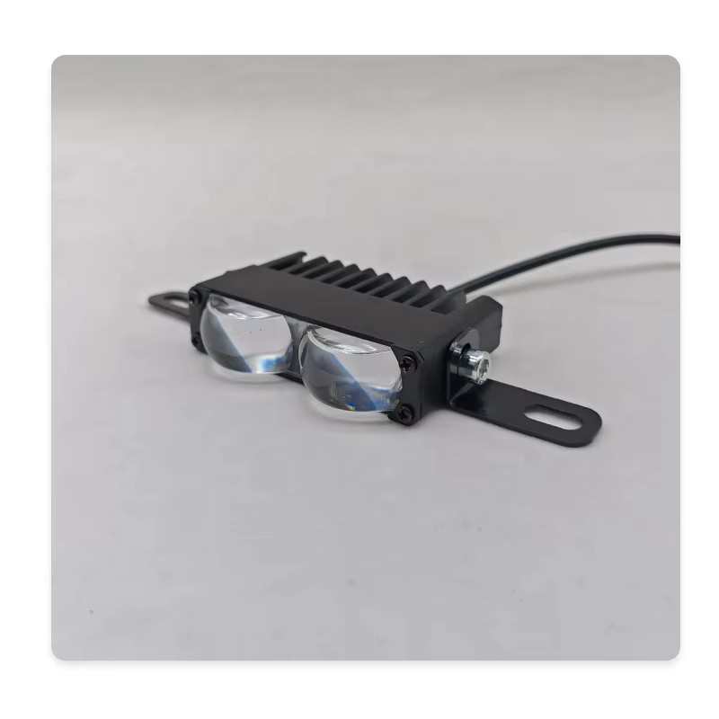 Motorcycle LED Headlight Pods, Projector Lens with High/Low Beam ...
